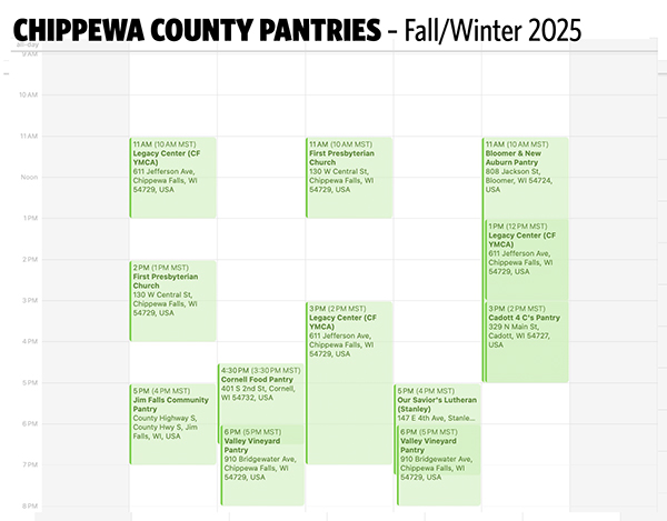 Stand in the Gap Calendars - Chippewa Valley Indivisible